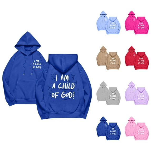 Christian Hoodies for Women 2026 Fall Winter Long Sleeve Cute Bible ...