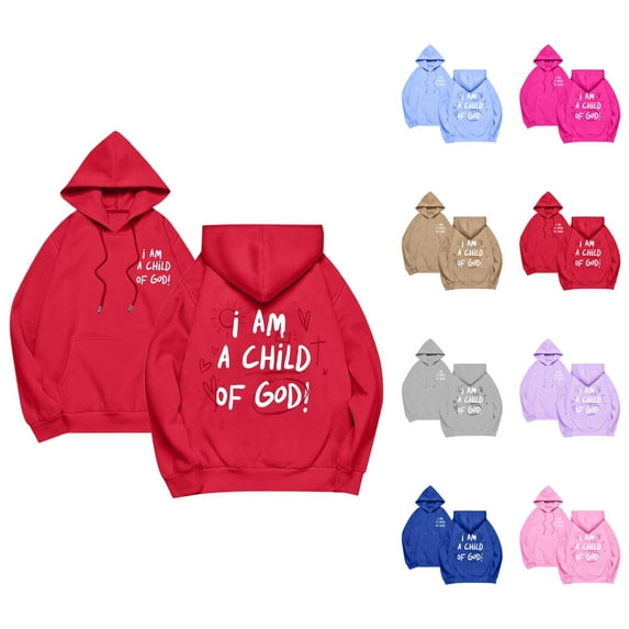 Christian Hoodies for Women 2026 Fall Winter Long Sleeve Cute Bible ...