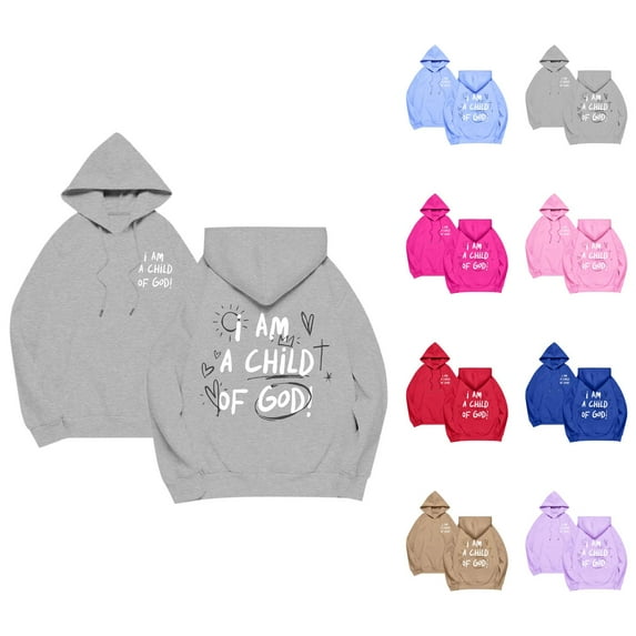 Christian Hoodies for Women 2026 Fall Winter Long Sleeve Cute Bible ...