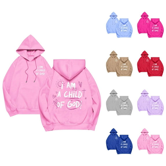 Christian Hoodies for Women 2026 Fall Winter Long Sleeve Cute Bible ...