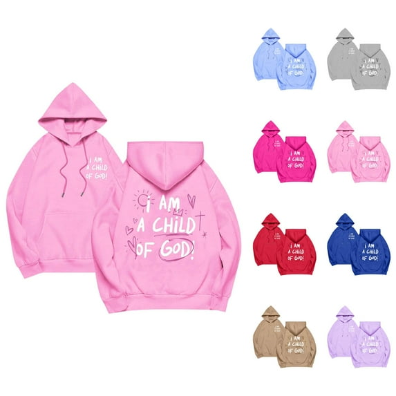 Christian Hoodies for Women 2026 Fall Winter Long Sleeve Cute Bible ...
