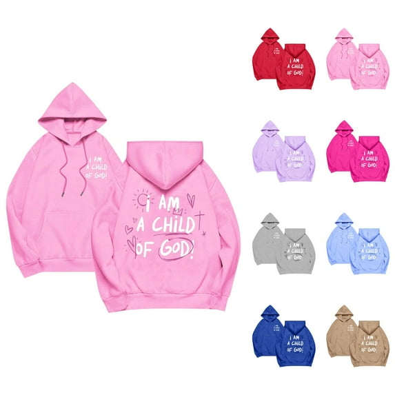 Christian Hoodies for Women 2026 Fall Winter Long Sleeve Cute Casual ...