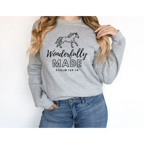 Christian Horse Sweatshirt For Christian Horse Girl For Horse Friend ...