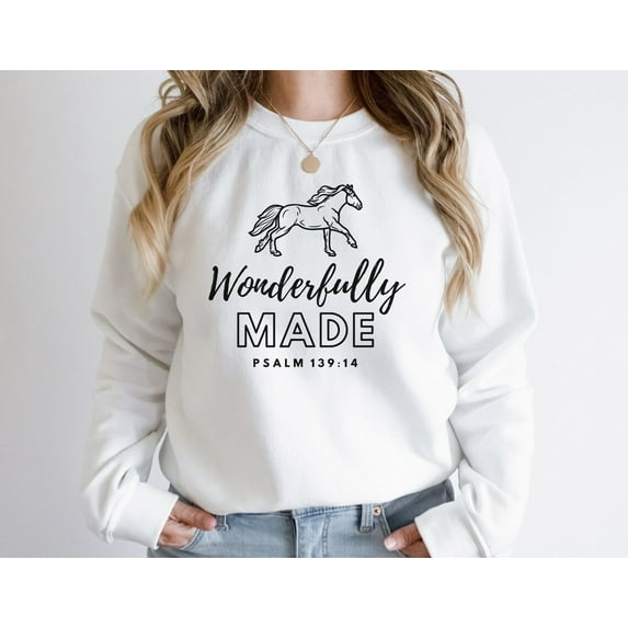 Christian Horse Sweatshirt For Christian Horse Girl For Horse Friend ...