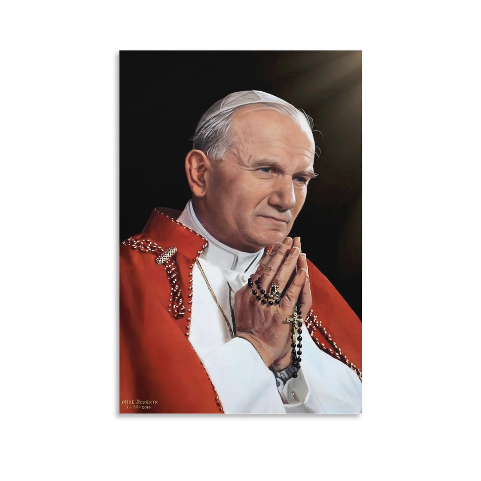 Christian Humanists Pope John Paul II Poster Room Aesthetic Poster ...