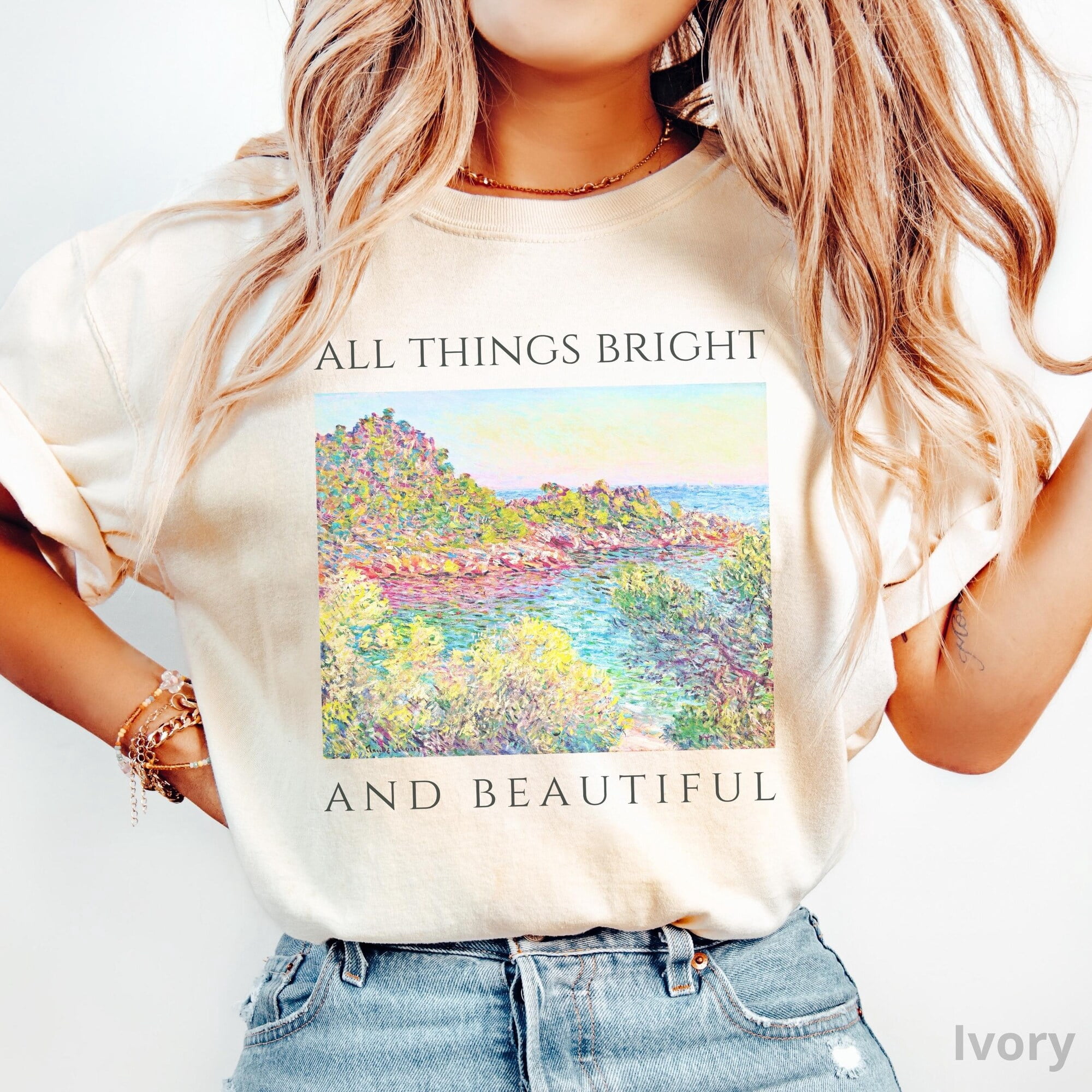 Christian Hymn TShirt Christian Artist Tee Monet and Hymn T Shirt ...