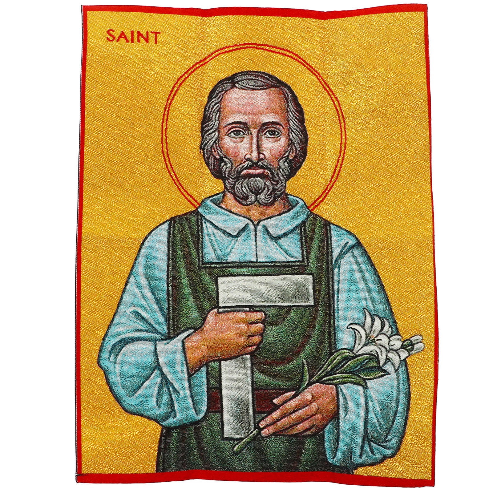 Christian Icons Carpenter St. Joseph Portrait Pure Handcraft Christian ...