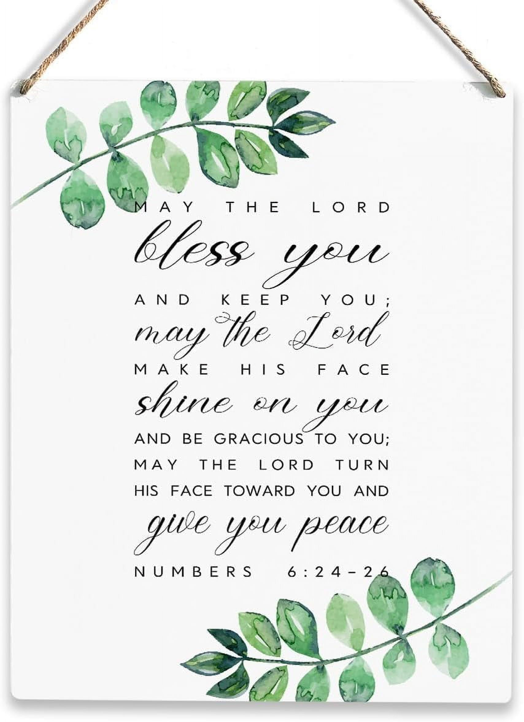 Christian Inspiral Quotes Wall Art Encouraging Rustic Religious ...