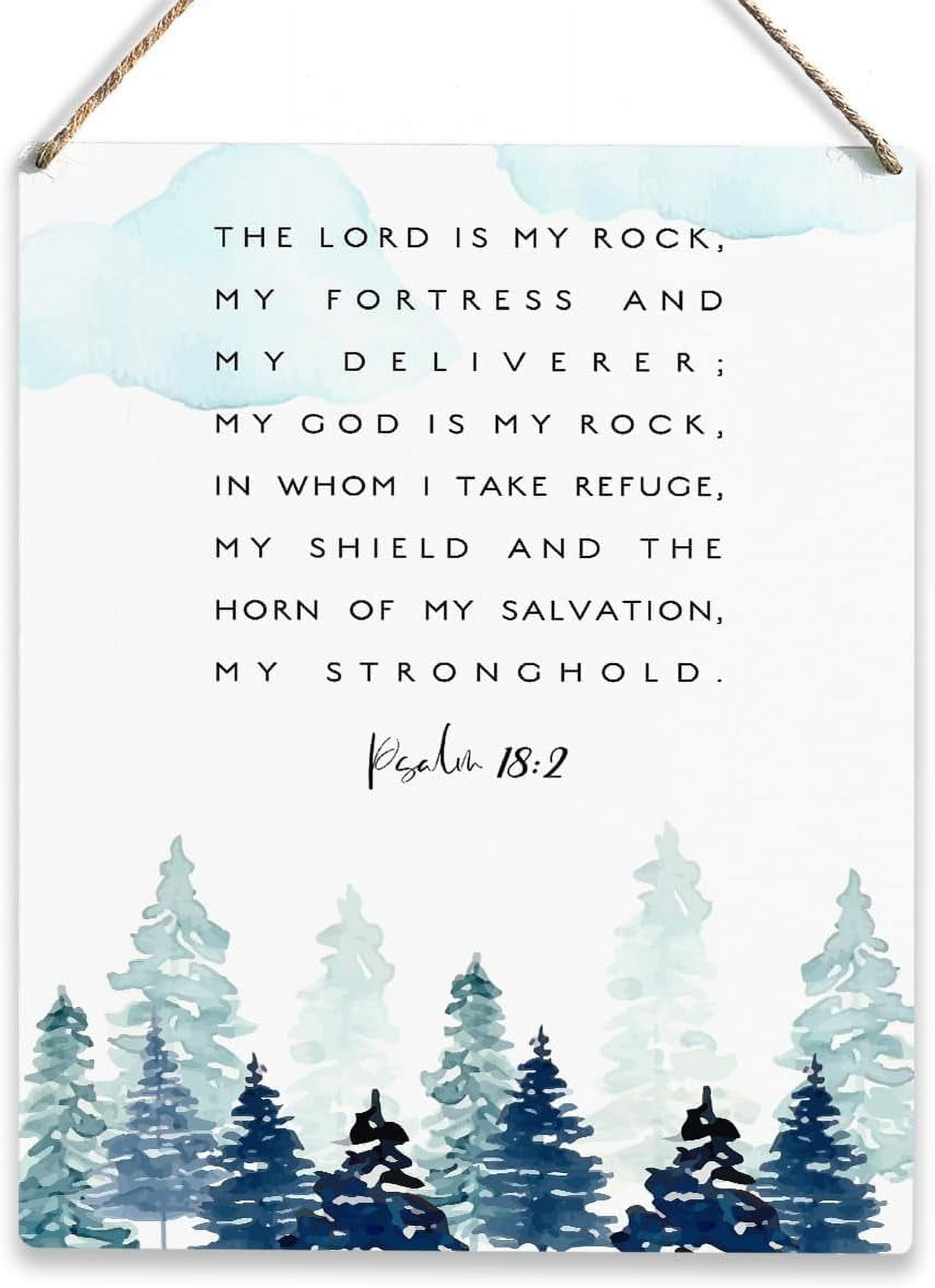 Christian Inspiral Quotes Wall Art Encouraging Rustic Religious ...