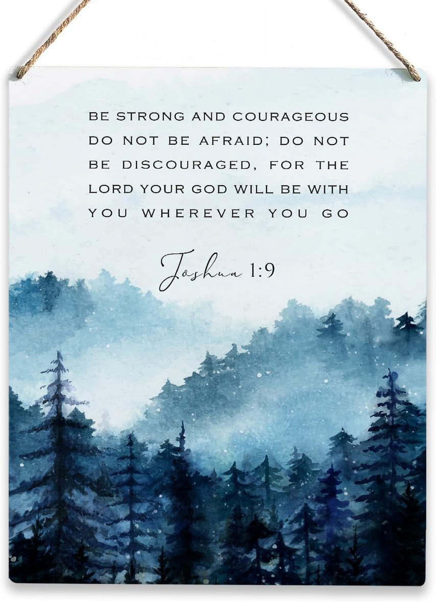 Christian Inspiral Quotes Wall Art Motiv Rustic Religious Decorative ...