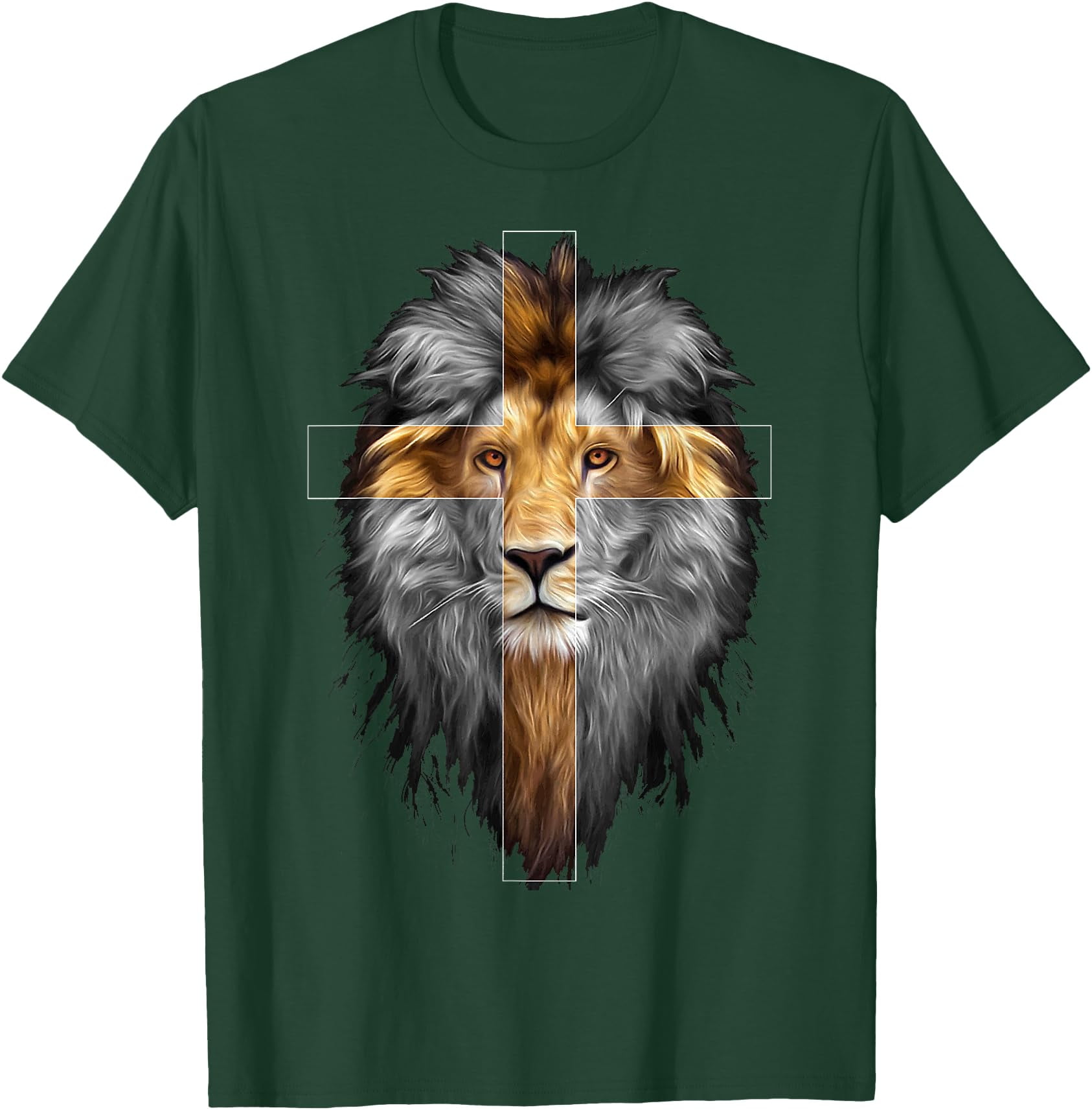 Christian Inspiration Jesus Lion of Judah Unisex T-Shirt for Men Women ...