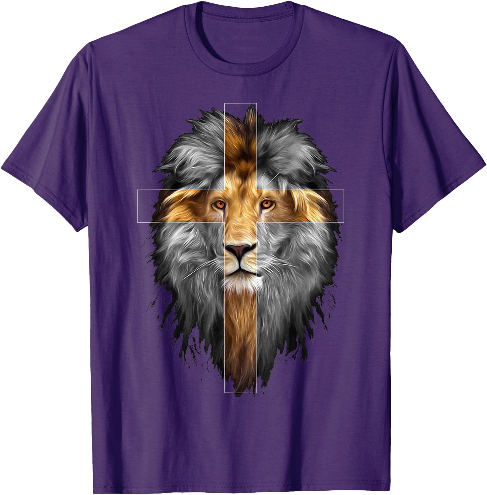 Christian Inspiration Jesus Lion of Judah Unisex T-Shirt for Men Women ...