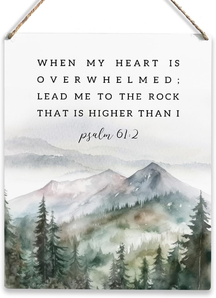 Christian Inspirational Quotes Wall Art Encouraging Rustic Religious ...