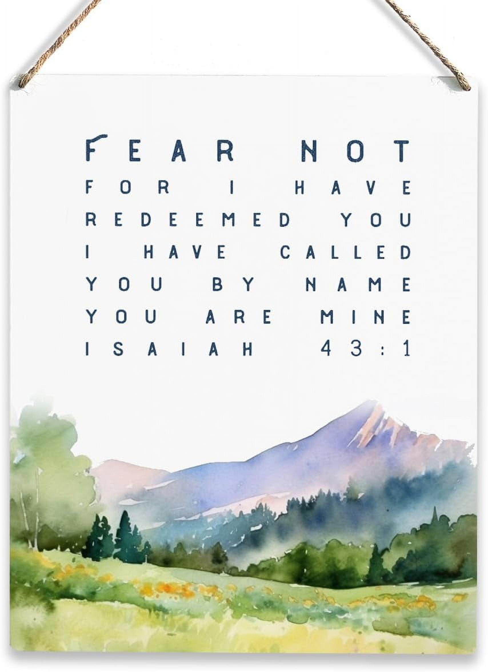 Christian Inspirational Quotes Wall Art Motivation Rustic Religious ...