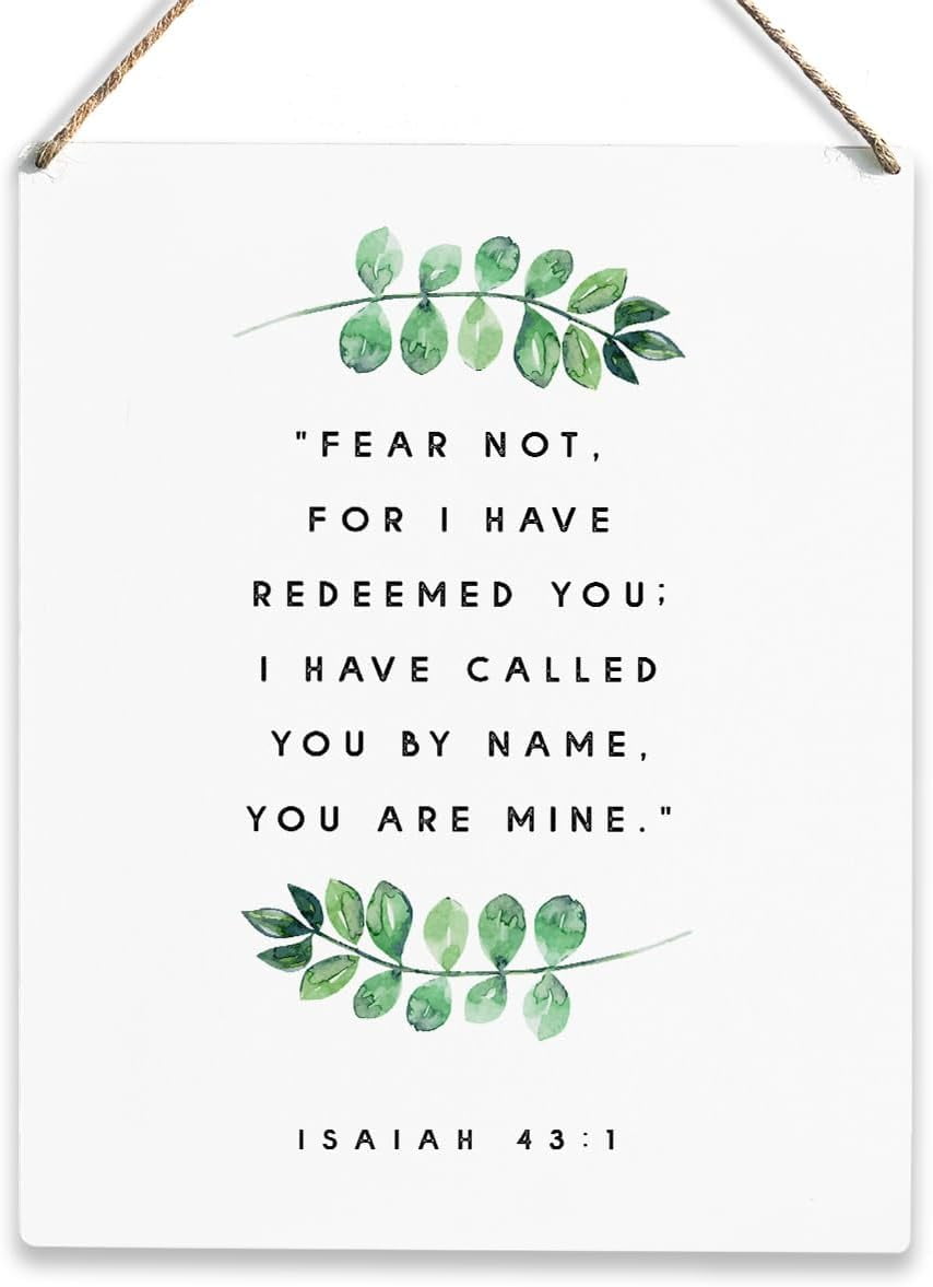 Christian Inspirational Quotes Wall Art Motivation Rustic Religious ...