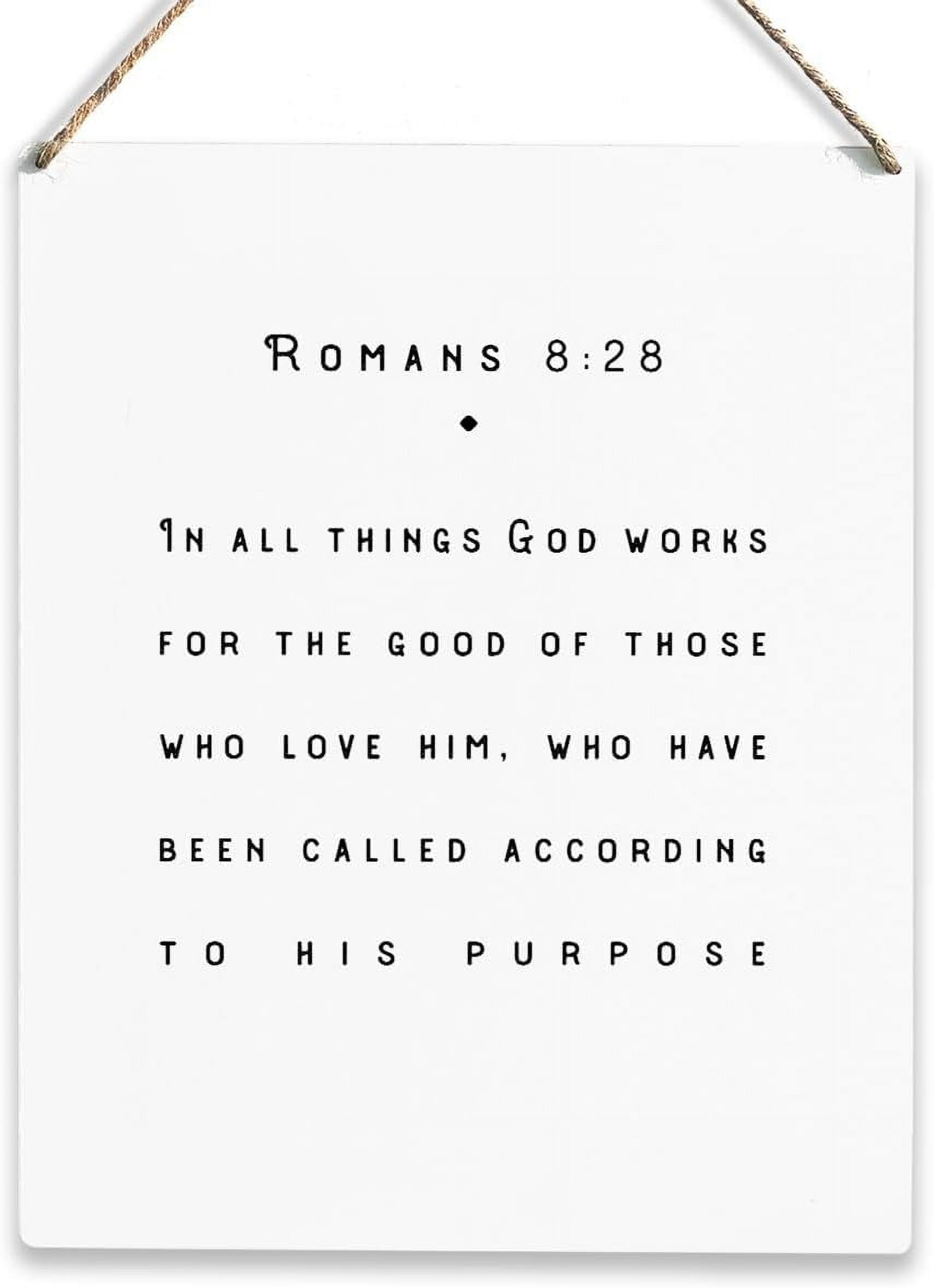 Christian Inspirational Quotes Wall Art Motivation Rustic Religious ...