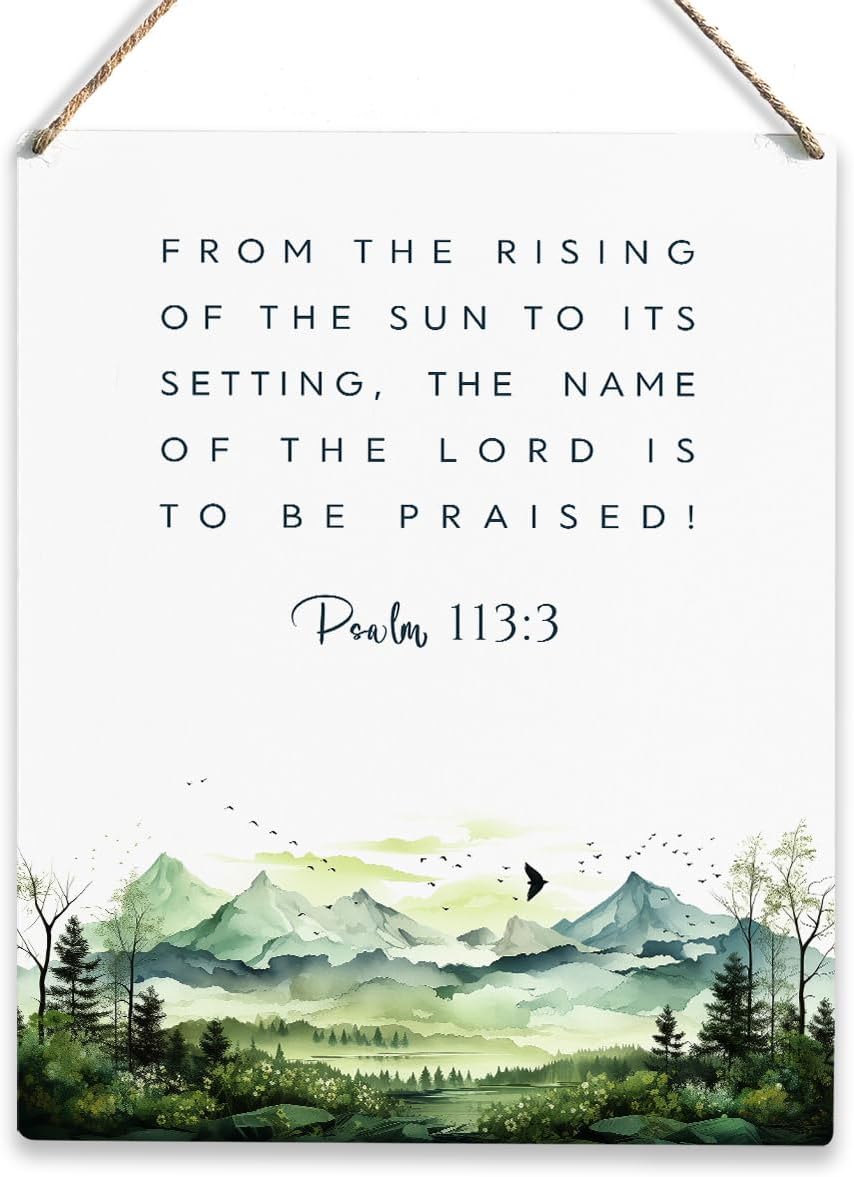 Christian Inspirational Quotes Wall Art Motivation Rustic Religious ...