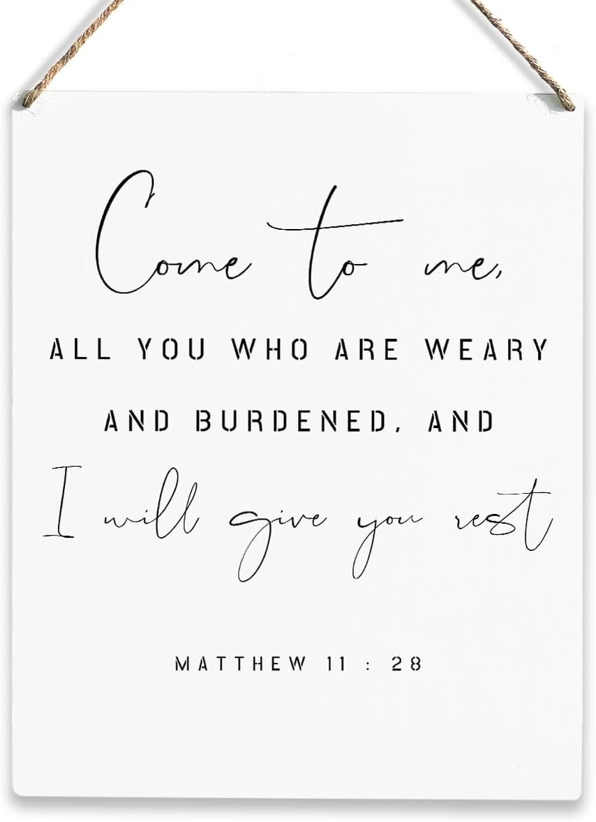 Christian Inspirational Quotes Wall Art Motivation Rustic Religious ...