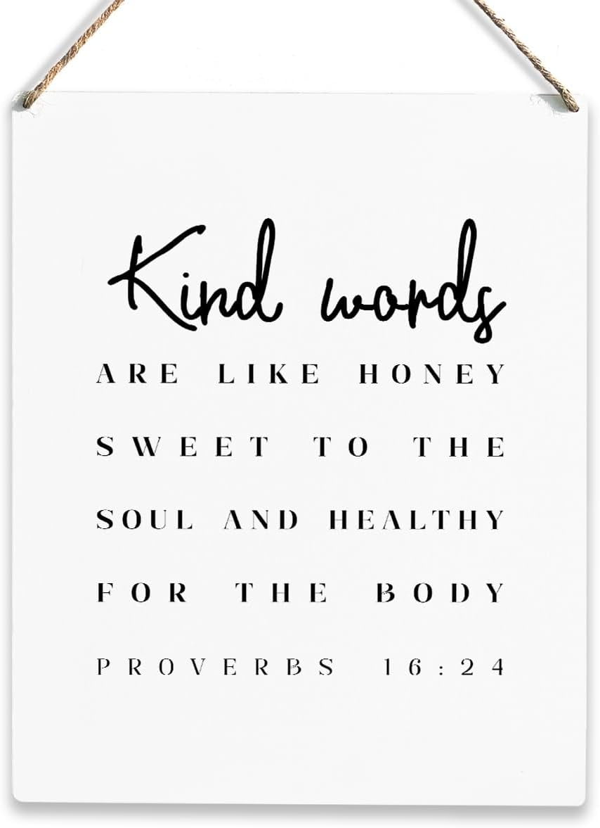 Christian Inspirational Quotes Wall Art Motivation Rustic Religious ...