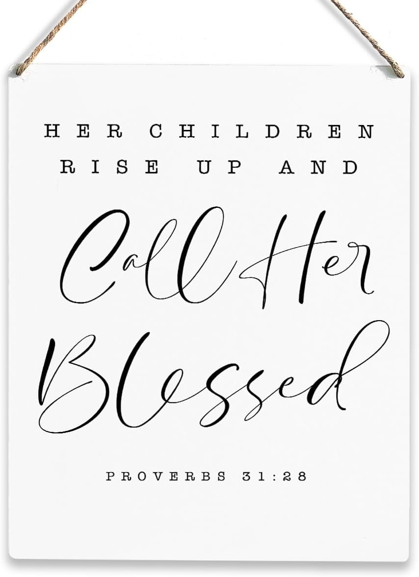 Christian Inspirational Quotes Wall Decor Motivation Rustic Religious ...