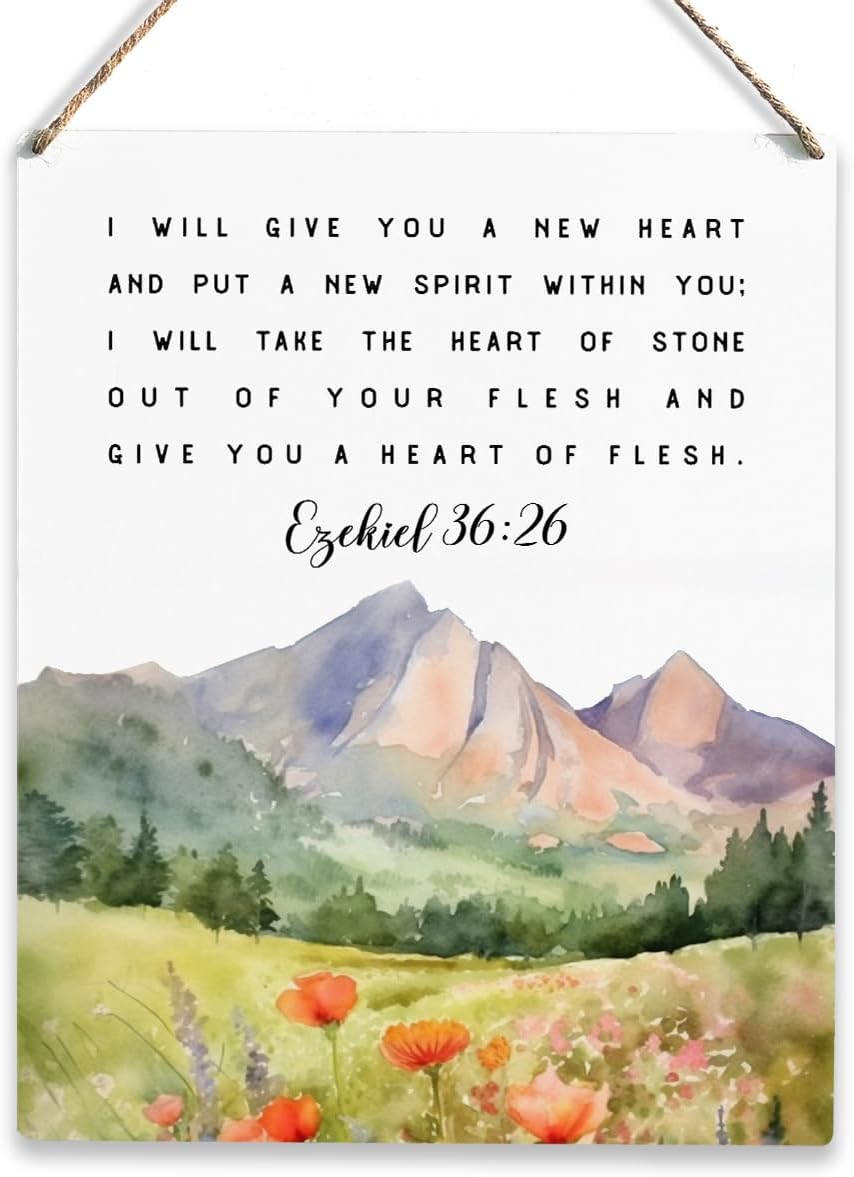 Christian Inspirational Quotes Wall Decor Motivation Rustic Religious ...