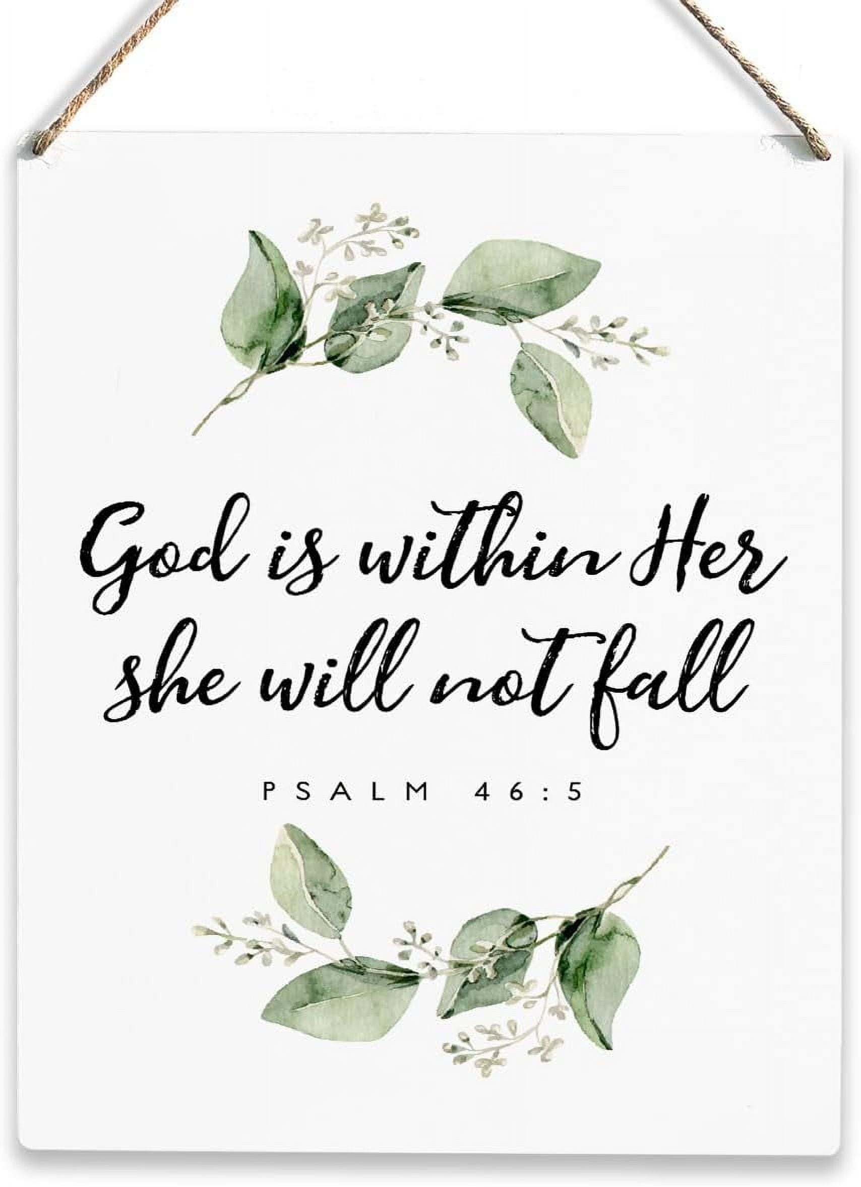 Christian Inspirational Quotes Wall Decor Motivation Rustic Religious ...