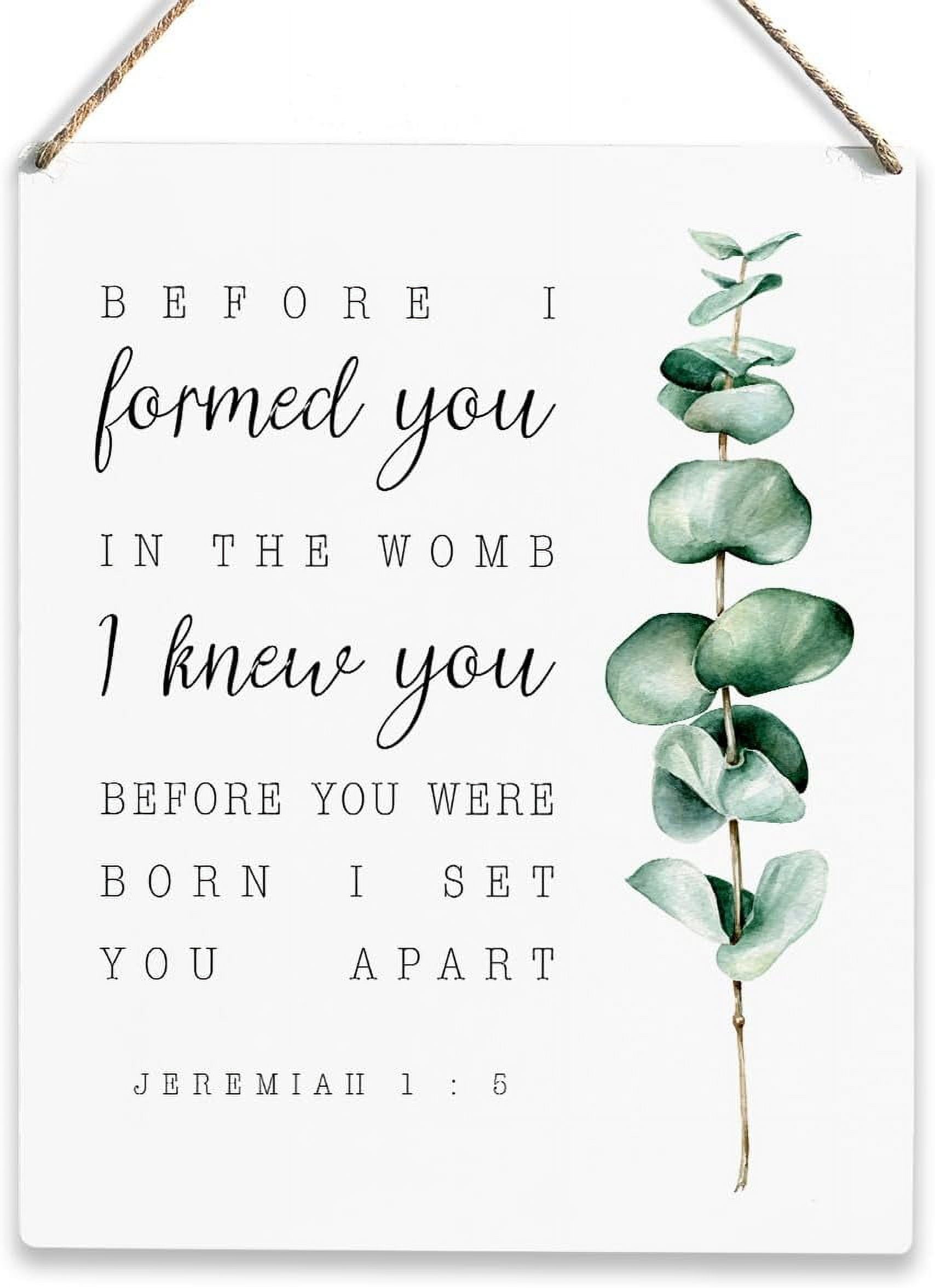 Christian Inspirational Quotes Wall Decor Motivation Rustic Religious ...