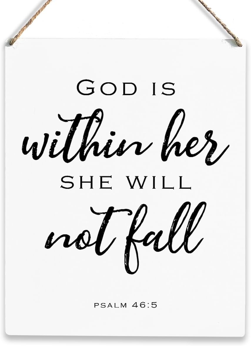 Christian Inspirational Quotes Wall Decor Motivation Rustic Religious ...