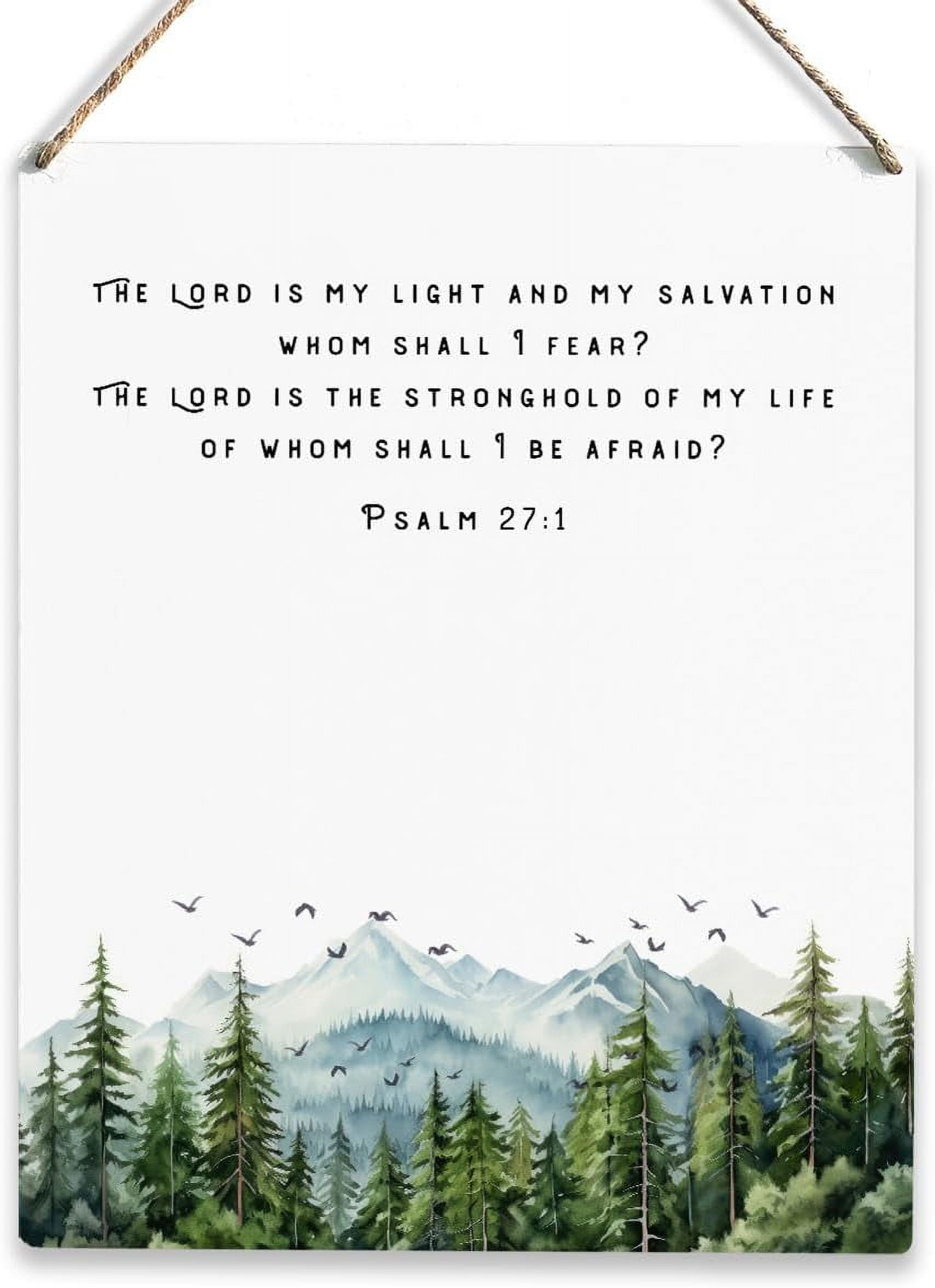 Christian Inspirational Quotes Wall Decor Motivation Rustic Religious ...