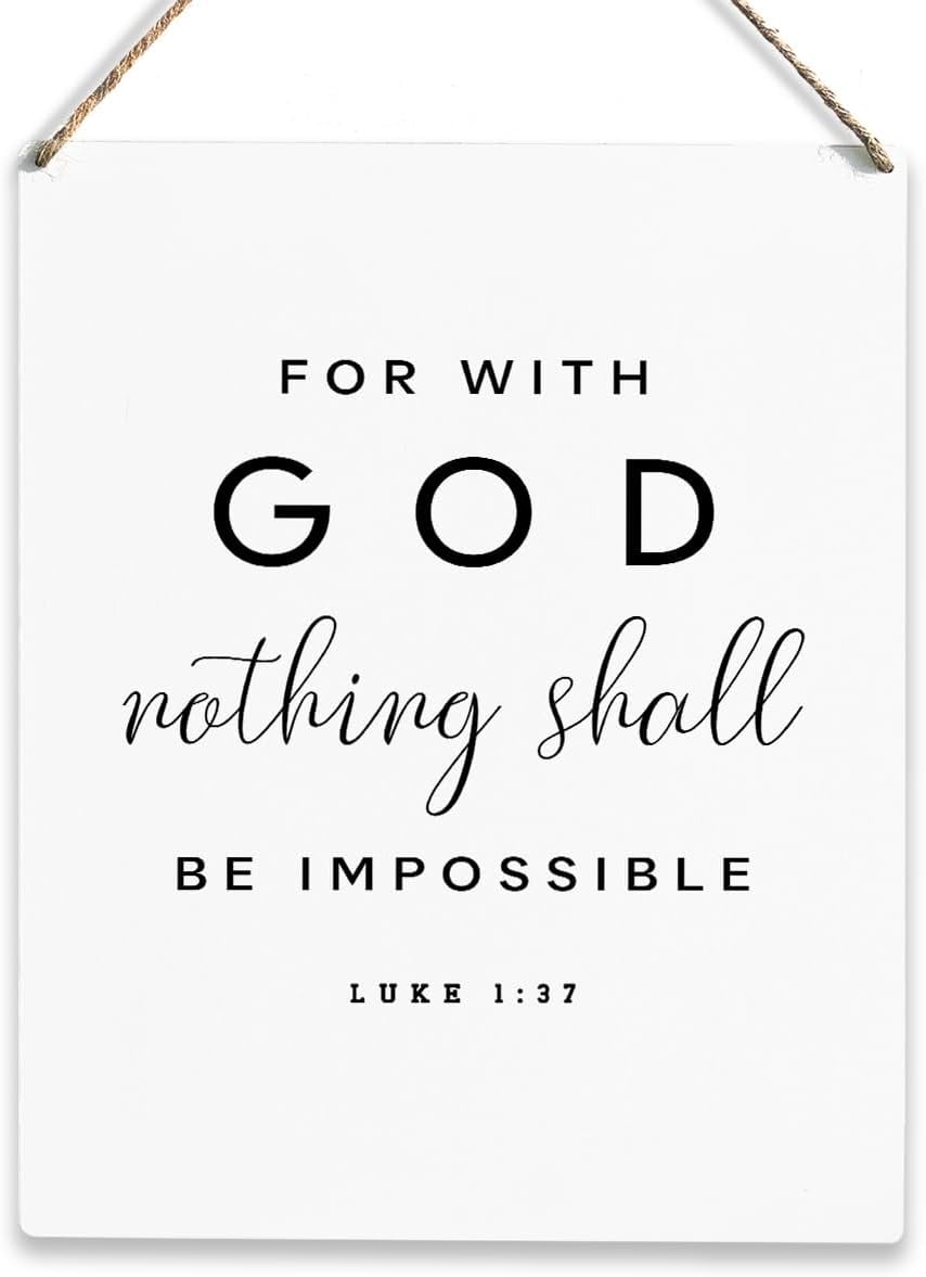 Christian Inspirational Quotes Wall Decor Motivation Rustic Religious ...