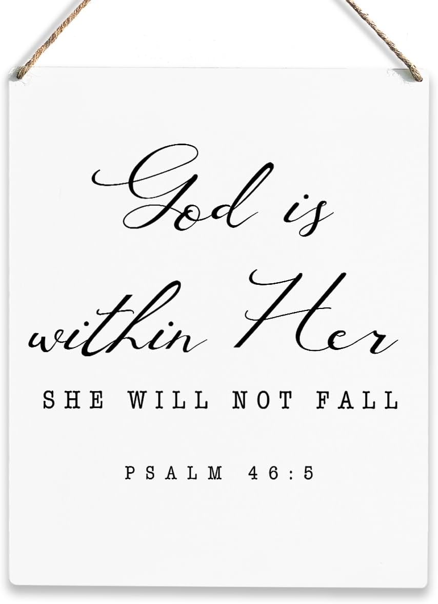 Christian Inspirational Quotes Wall Decor Motivation Rustic Religious ...