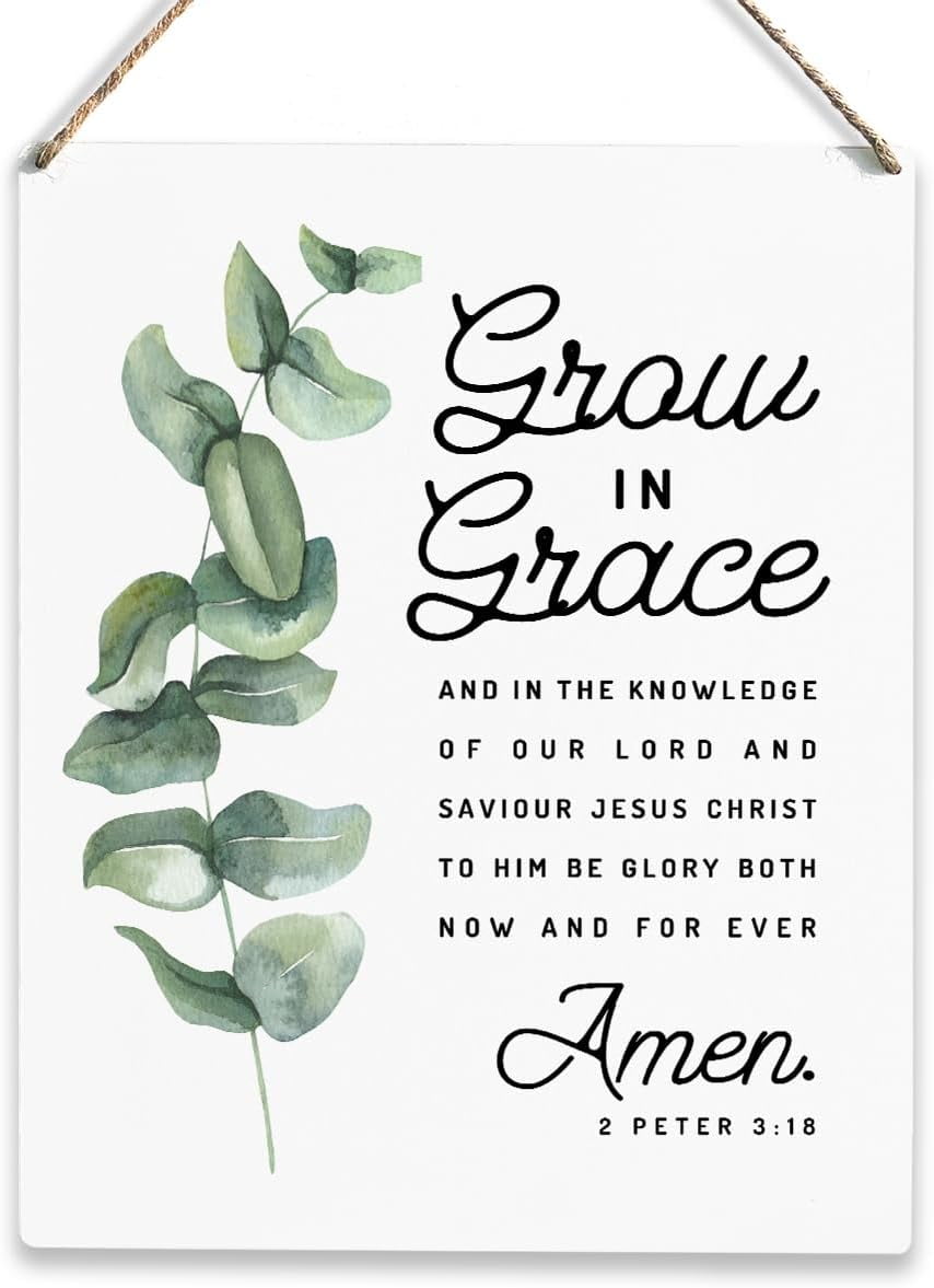 Christian Inspirational Quotes Wall Decor Motivation Rustic Religious ...