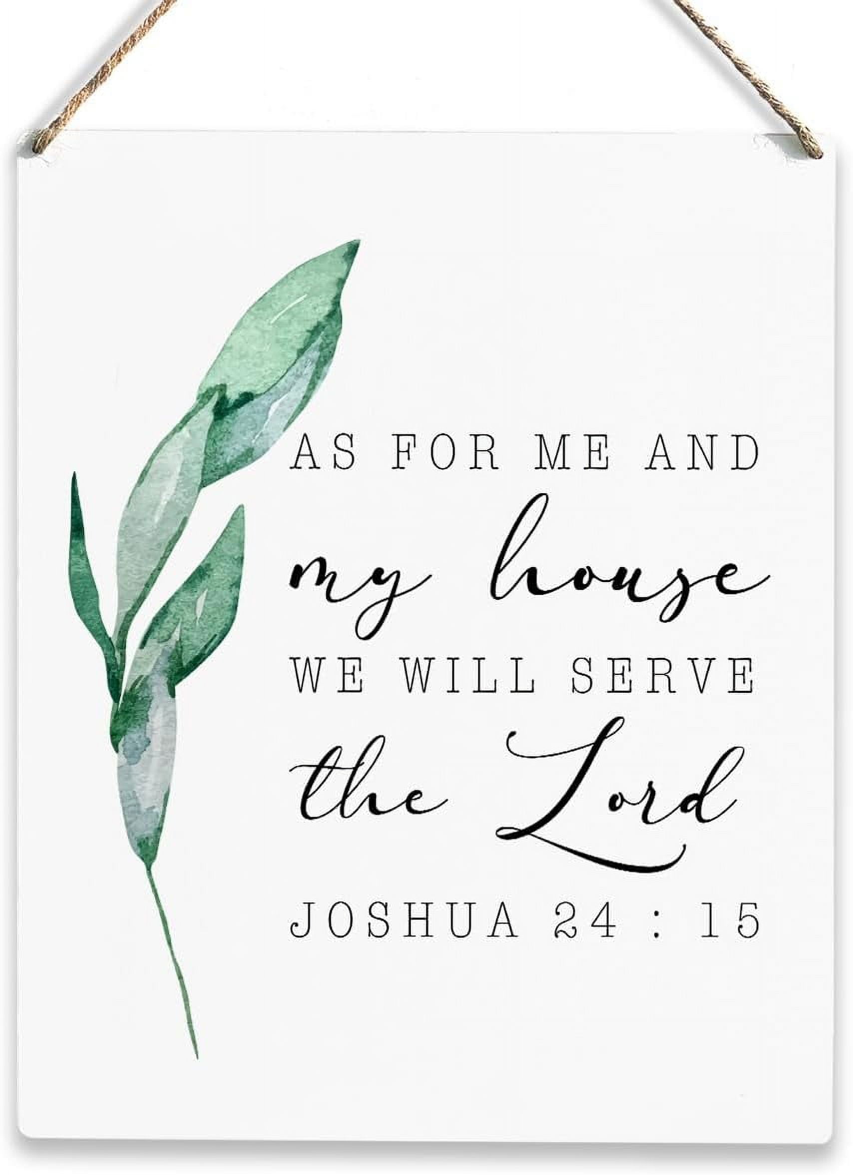 Christian Inspirational Quotes Wall Decor Motivation Rustic Religious ...