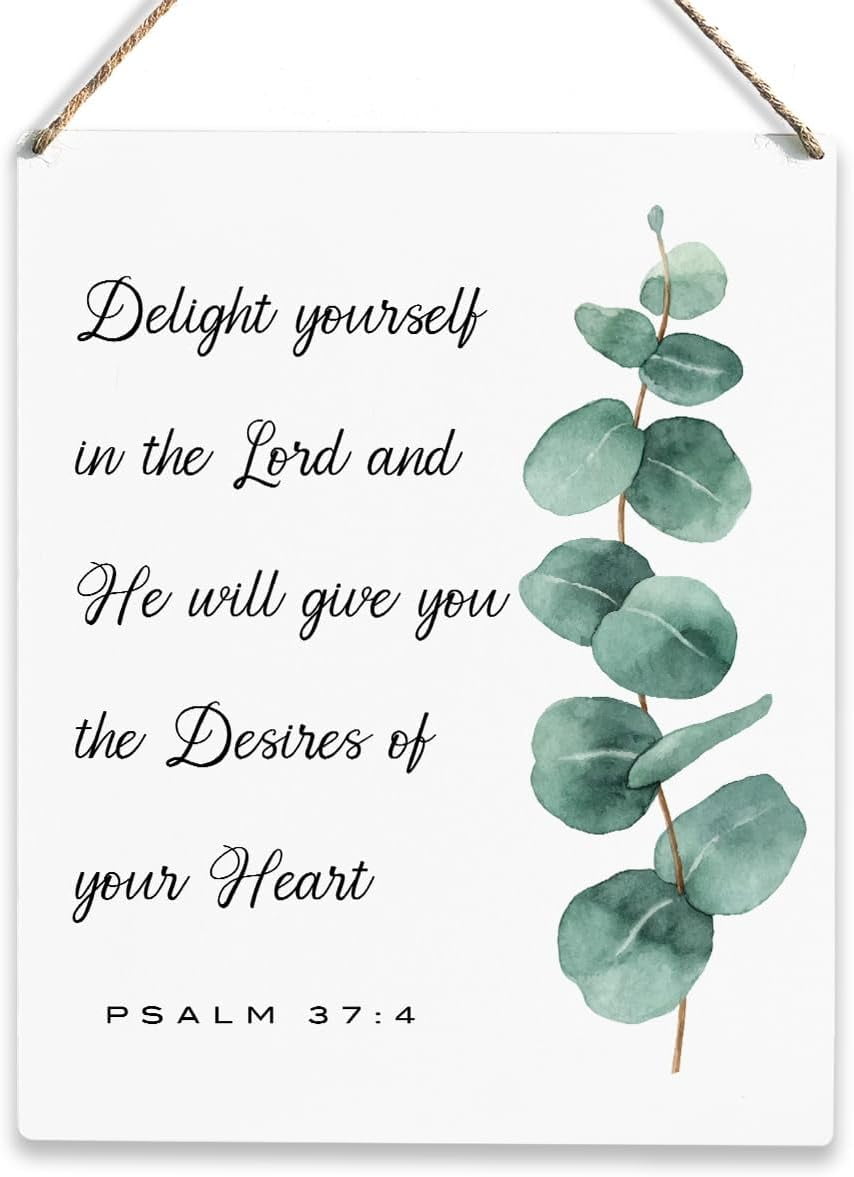 Christian Inspirational Quotes Wall Decor Motivational Rustic Religious ...