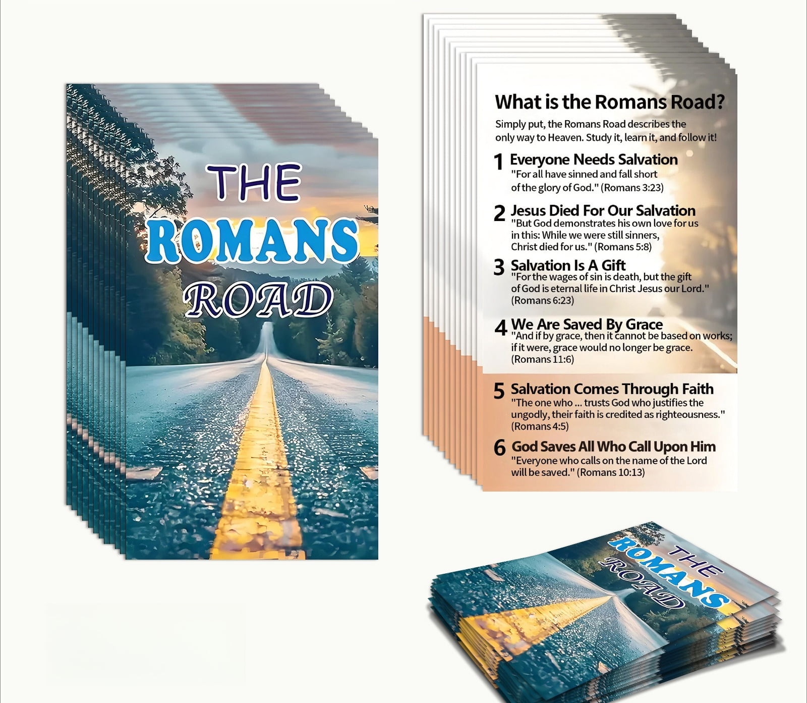 Christian Inspirational Scripture Cards, 3.5×2.1in Pocket Faith Cards ...