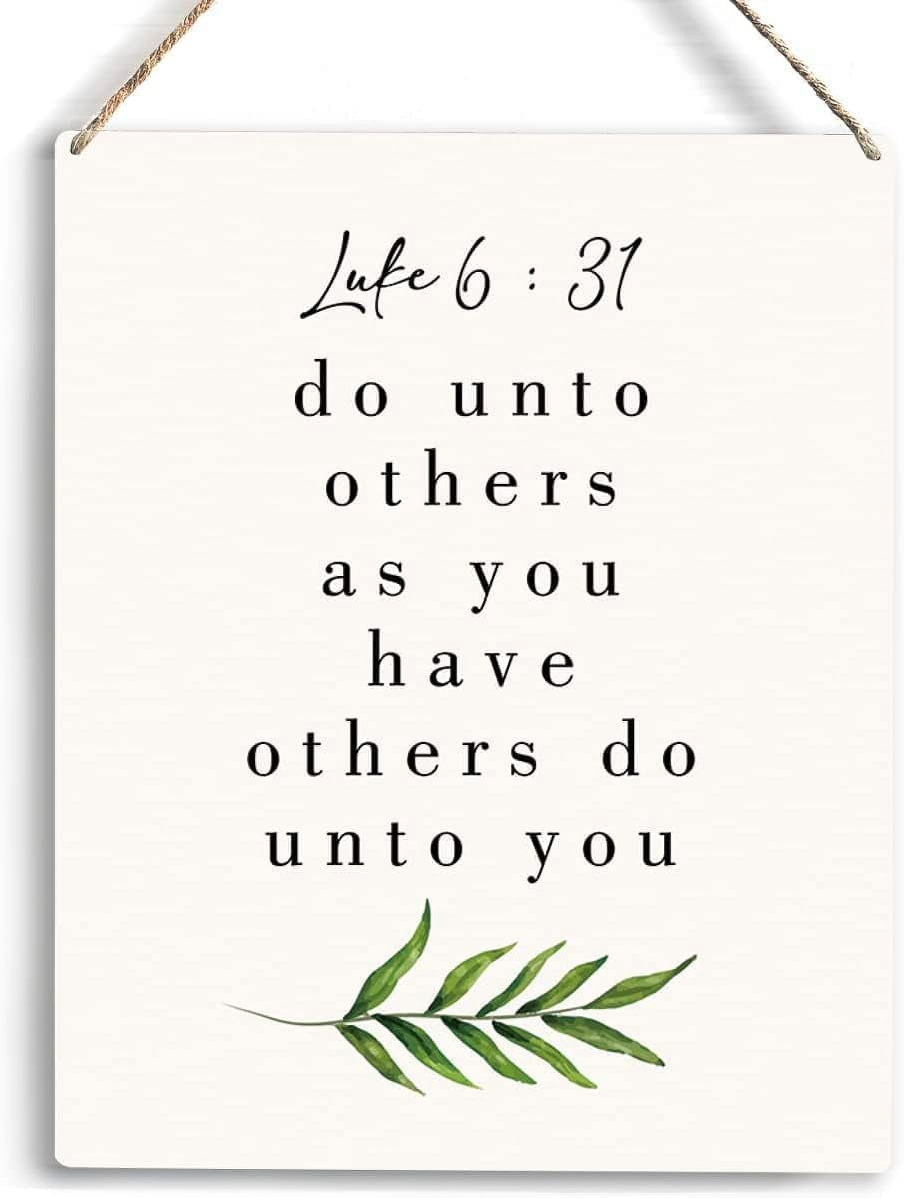 Christian Inspirational Wall Art Do Unto Others As You Have Others Do ...