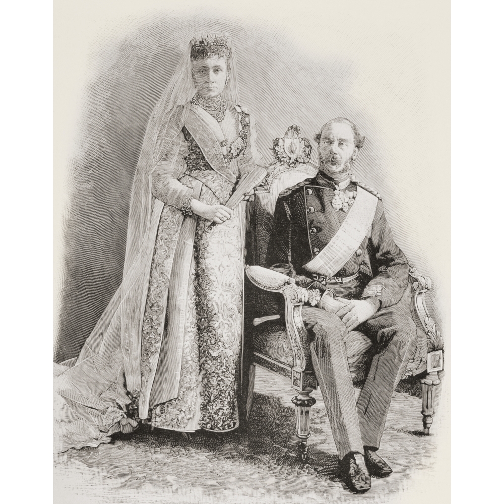 Christian Ix, 1818 _æ_ 1906. King Of Denmark, Pictured Here With His ...