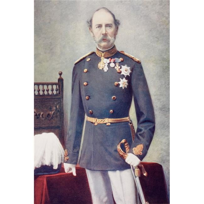 Christian Ix 1818 to 1906 King of Denmark Poster Print - 24 x 36 - Large - Walmart.com