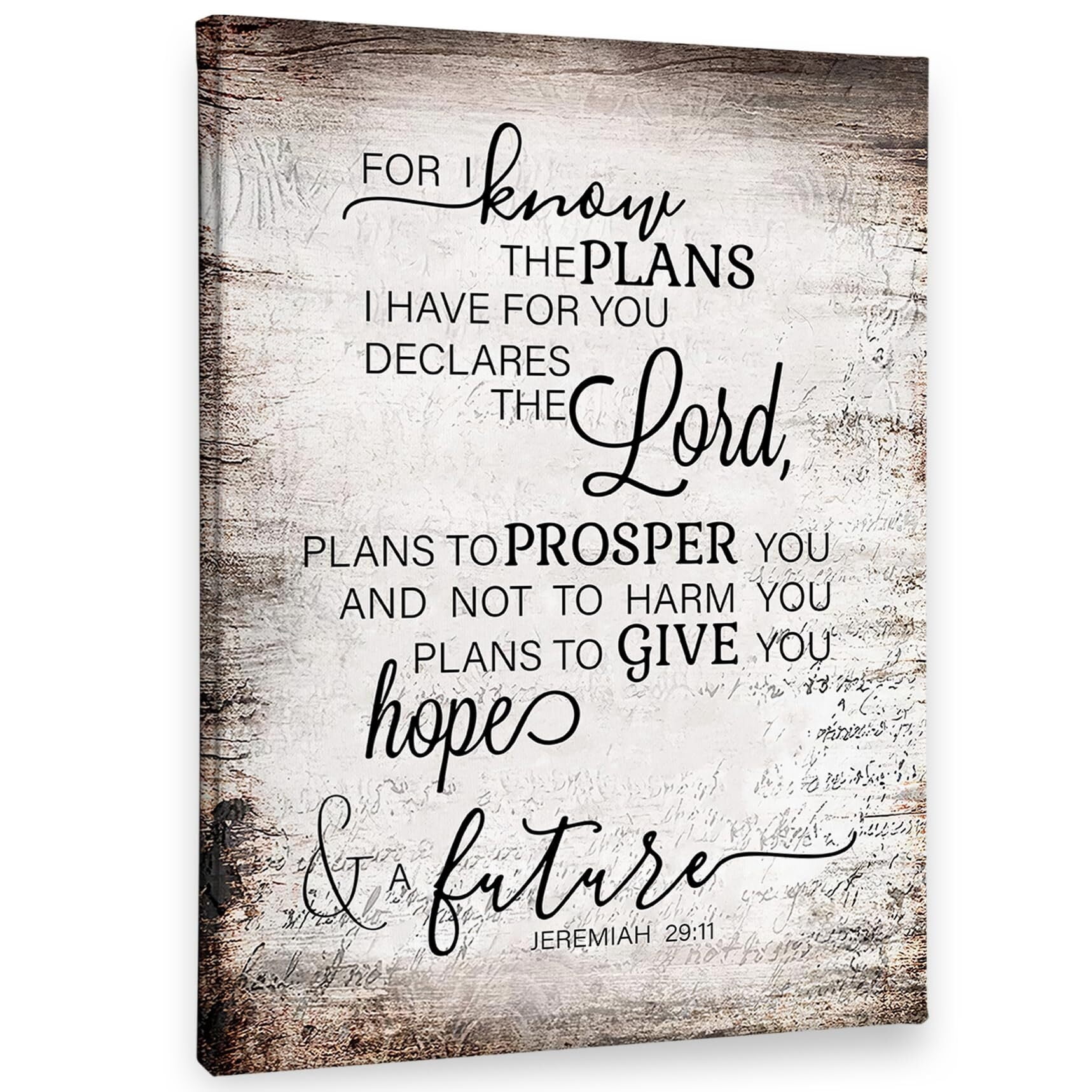 Christian Jeremiah 29:11 For I Know The Plans I Have For You Wall Art ...