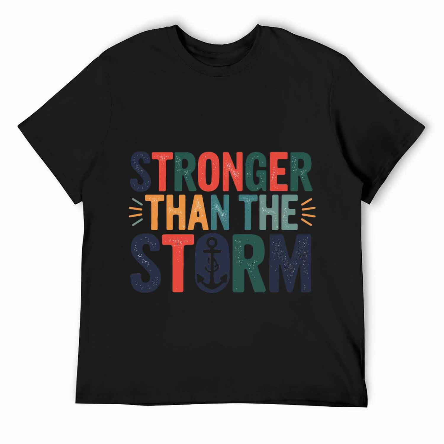 Christian Jesus Bible Verse Scripture Stronger Than The Storm T-Shirt ...