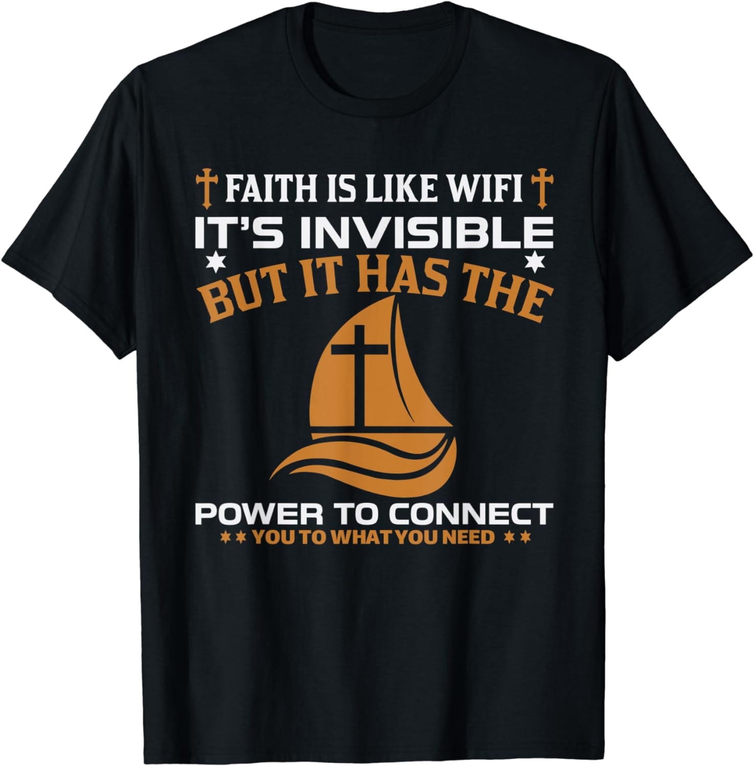 Christian Jesus Cross God Faith Bible Religion Christly Cotton T-Shirt ...