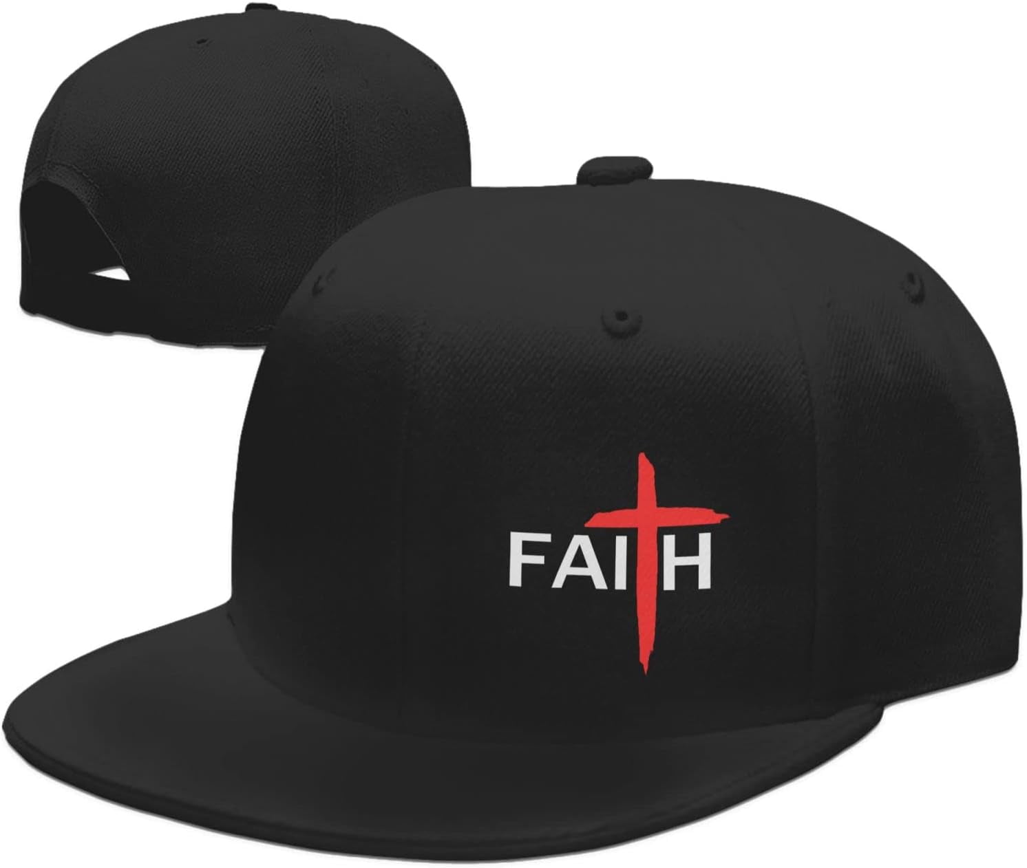 Christian Jesus Cross Hat Religious Flat Bill Brim Baseball caps Cool ...