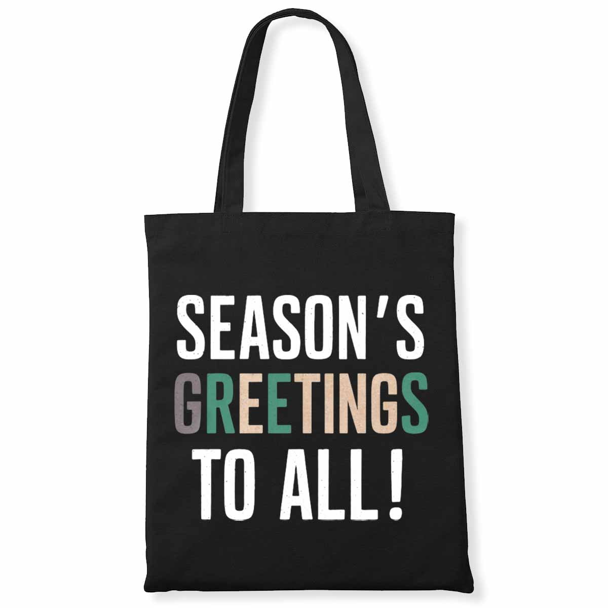 Christian Jesus Cross Season's Greetings to All! Christly Canvas Bag ...