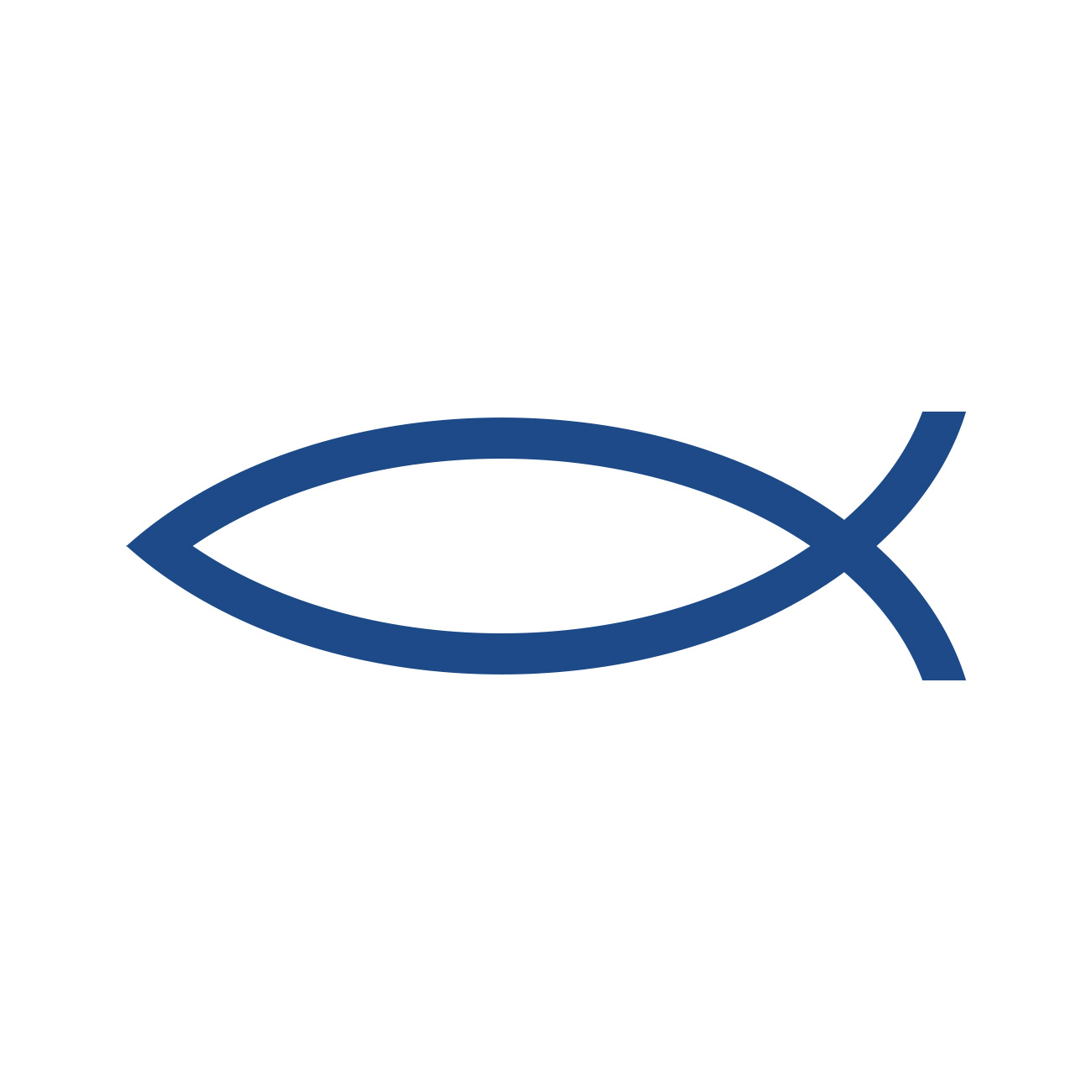 Christian Jesus Fish Ichthys Sticker Decal Die Cut - Self Adhesive ...