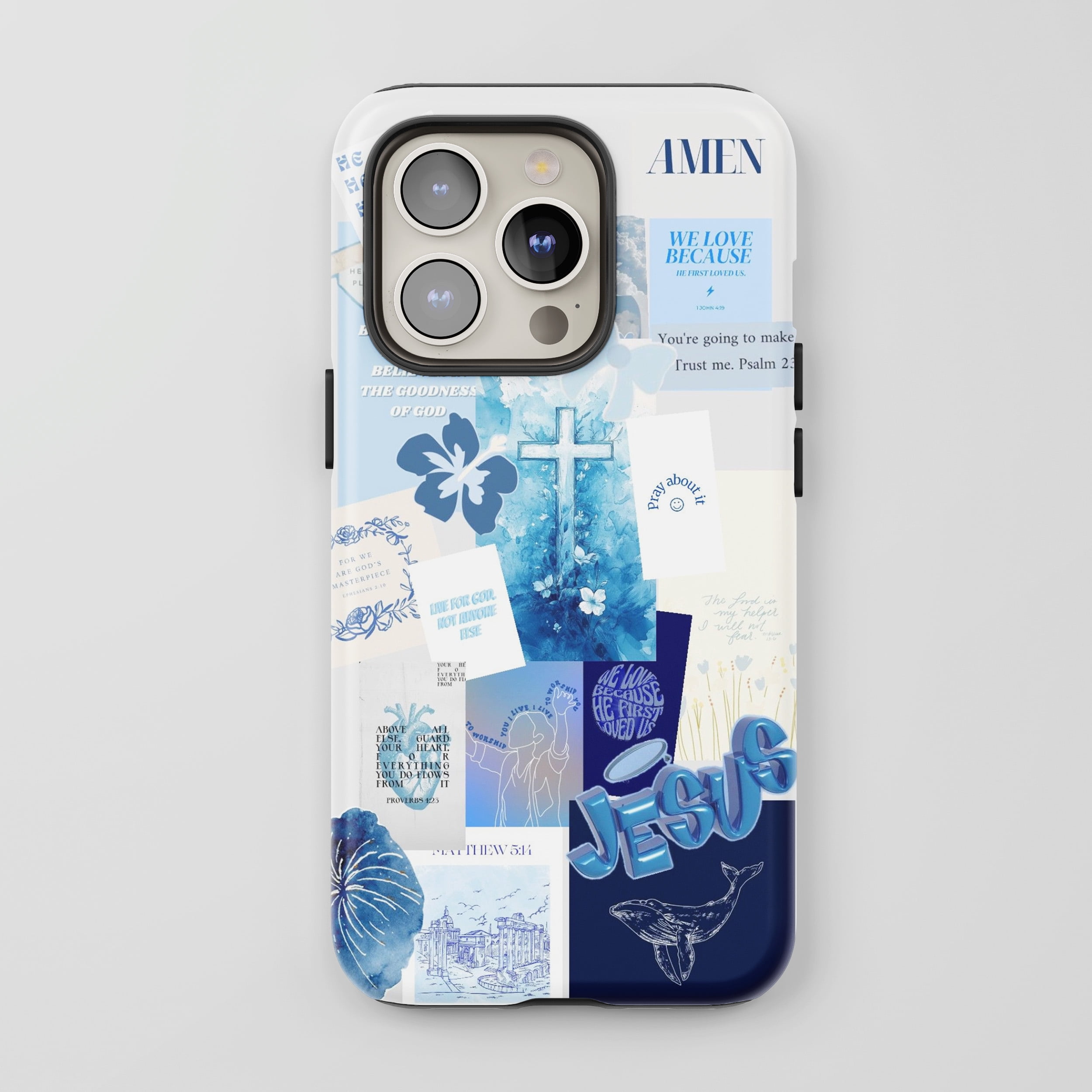 Christian Jesus For All iPhone Series Protective Phone Case Faith Theme ...