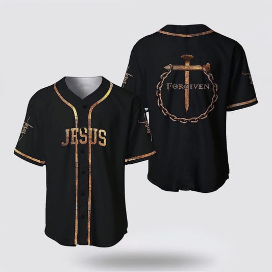 Christian Jesus Forgiven AOP Baseball Jersey Unisex - Hot Sale 2026 ...