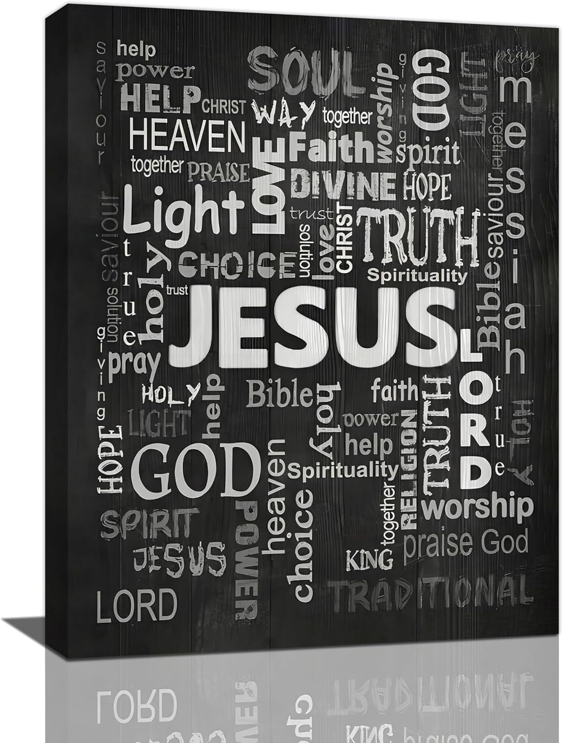 Christian Jesus Lord Decor Wall Art Motivational Inspirational Quotes ...