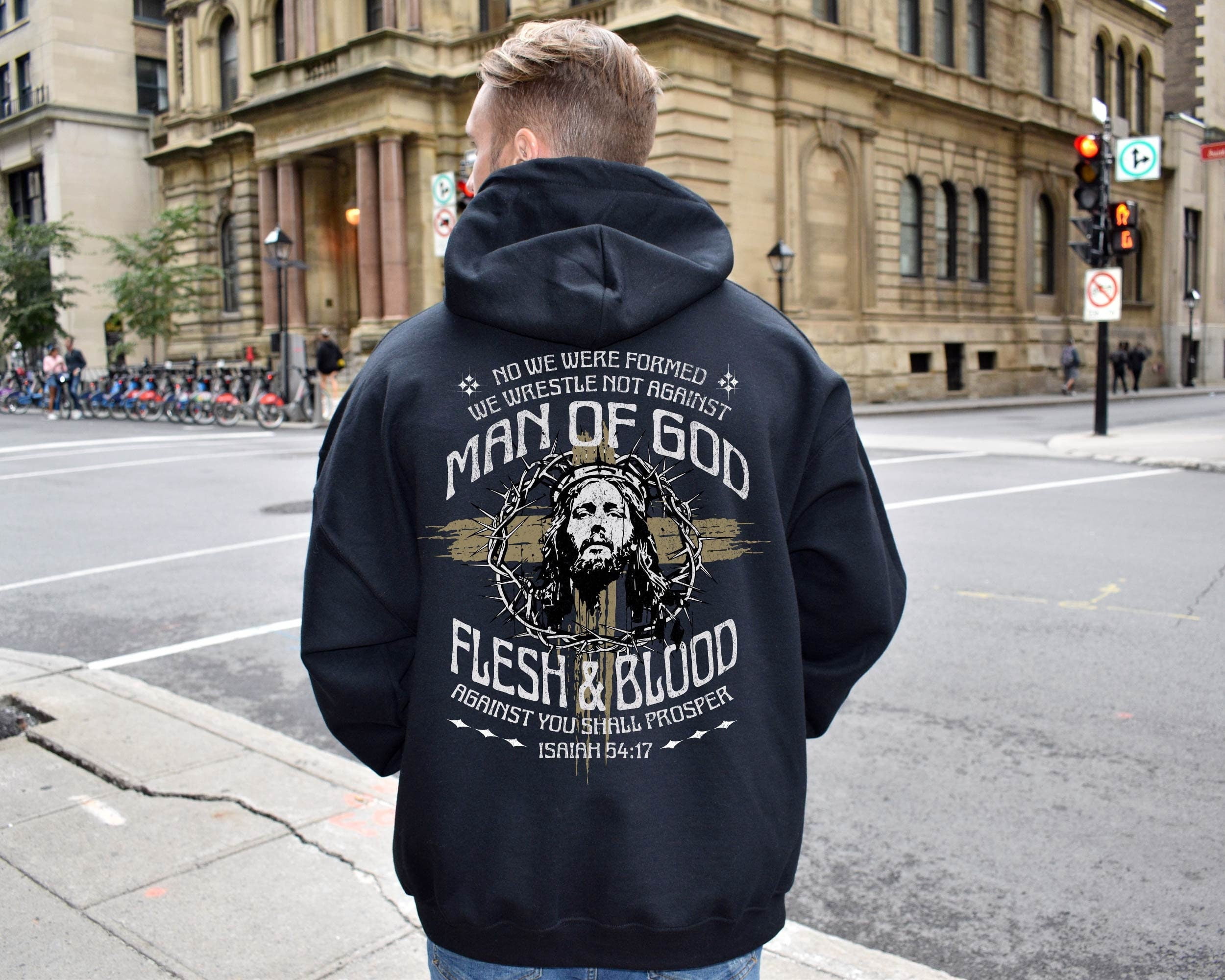 Christian Jesus Man Hoodie ,Man of God Flesh Blod Jesus Hoodie , gift ...
