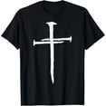Christian Jesus Nail Cross T-Shirt - Walmart.com