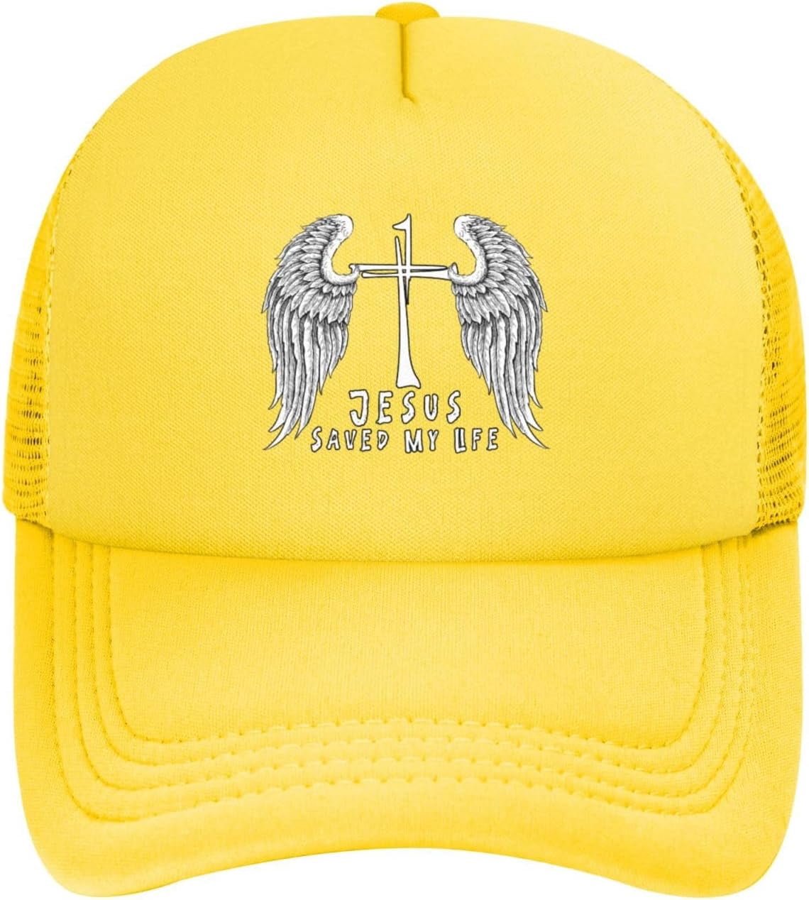 Christian Jesus Saved My Life Cross Trucker Hat - Walmart.com